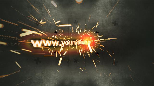 Animated Sparks Cool Logo Intro | Online Video Ads